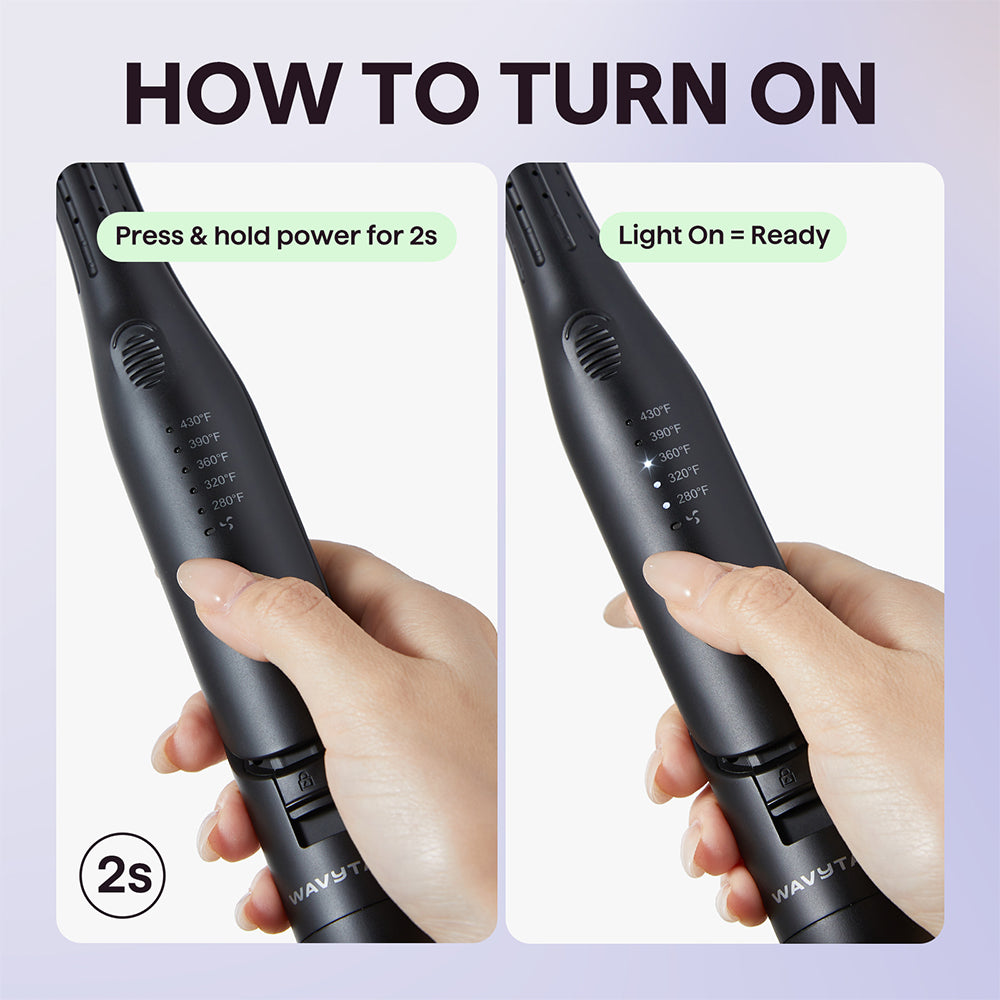 Pencil Curling Iron for Short Hair - Wavytalk Cool Curl Pencil