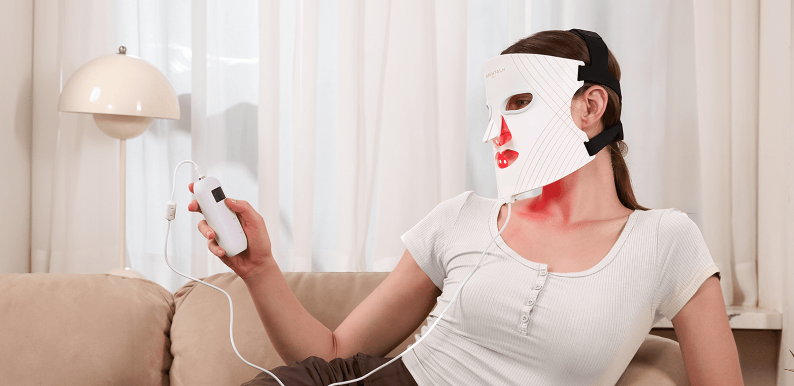 Glow Time LED Therapy Mask | Wavytalk