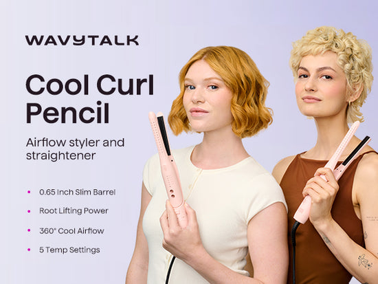 Pencil Curling Iron for Short Hair - Wavytalk Cool Curl Pencil