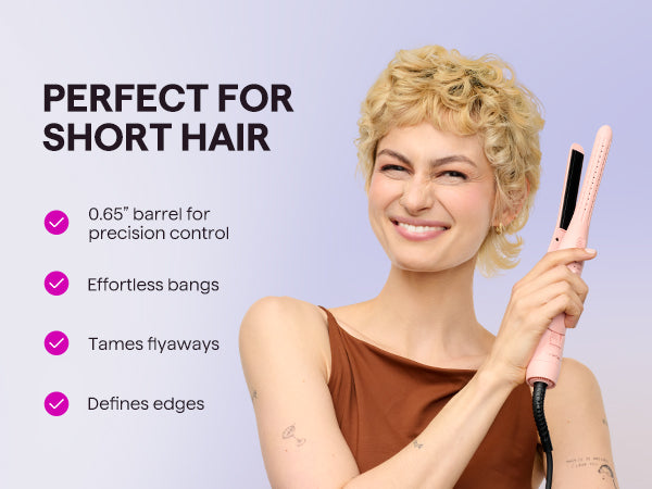 Pencil Curling Iron for Short Hair - Wavytalk Cool Curl Pencil